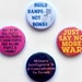 4 Anti-war Leftist Protest Pin Button Set Vintage Remake Peace Badge - Etsy