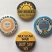 4 Remade Vintage Anti-nuclear Pinback Button Badges Anti War Nuclear ...