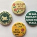 Anti-war Peace Protest Badges Set of 4 Vintage Remake Retro | Etsy UK