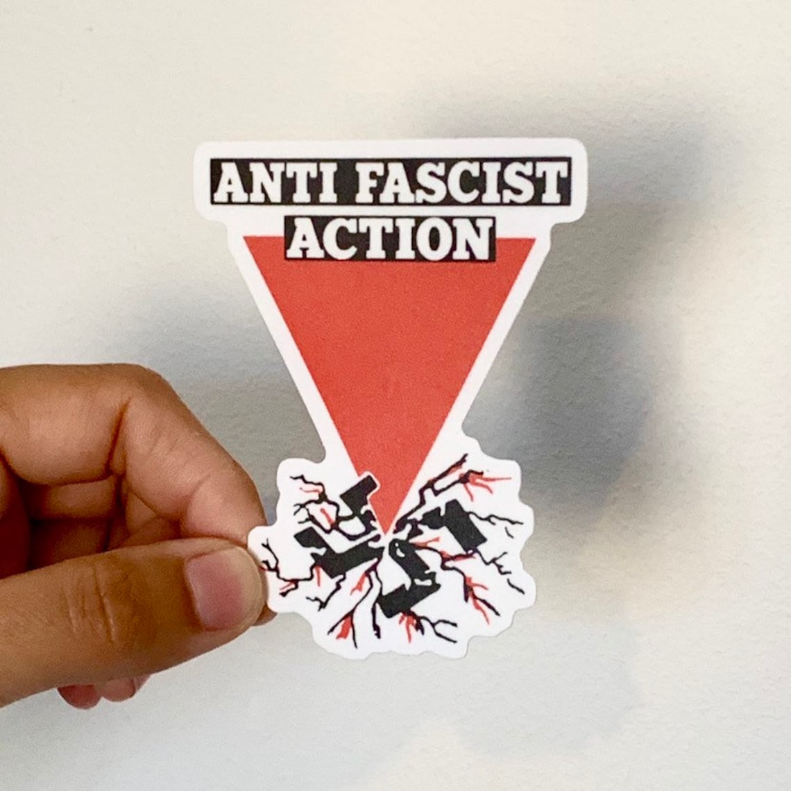 Anti-Fascist Action Vinyl Sticker Anti-Racist Decal Antifa - Etsy 日本