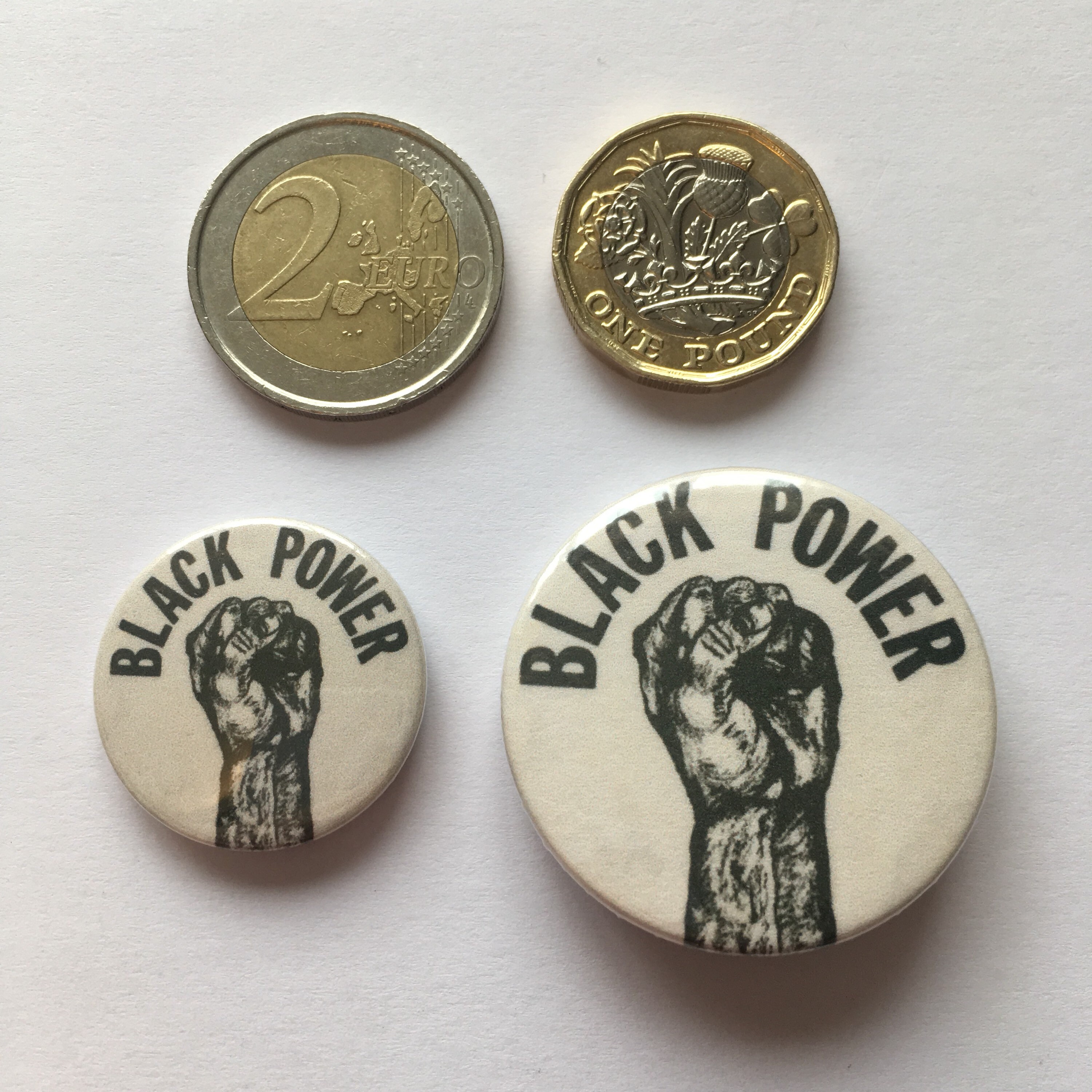 Black Power 4 Pin Set Anti Racist Buttons Black Lives Matter - Etsy