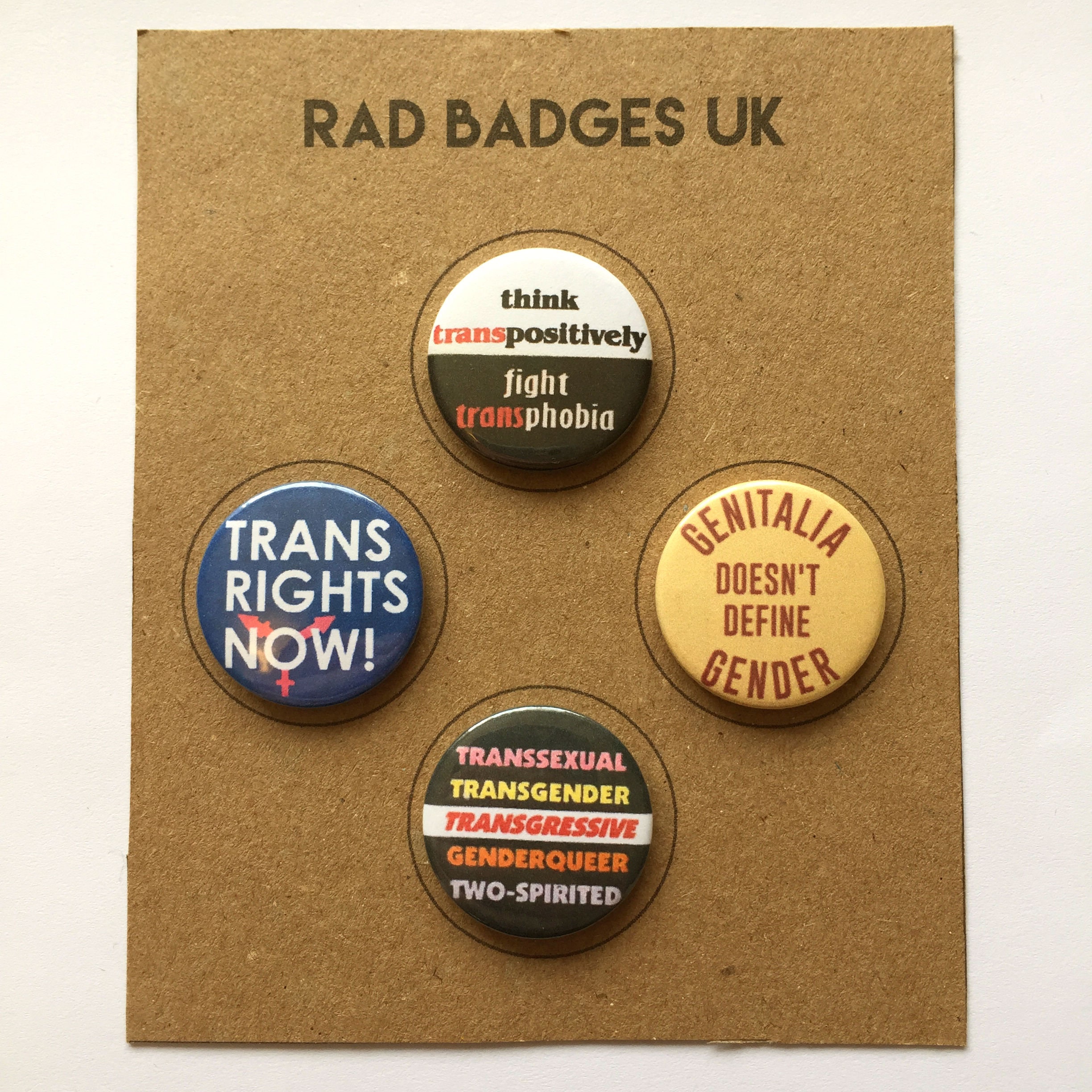4 Trans Button Badges Vintage Remake Transgender Retro - Etsy Canada