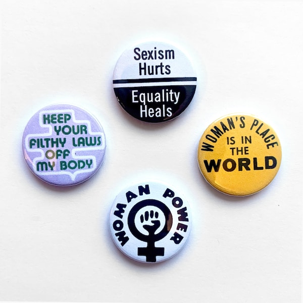 Feminist Buttons - Etsy