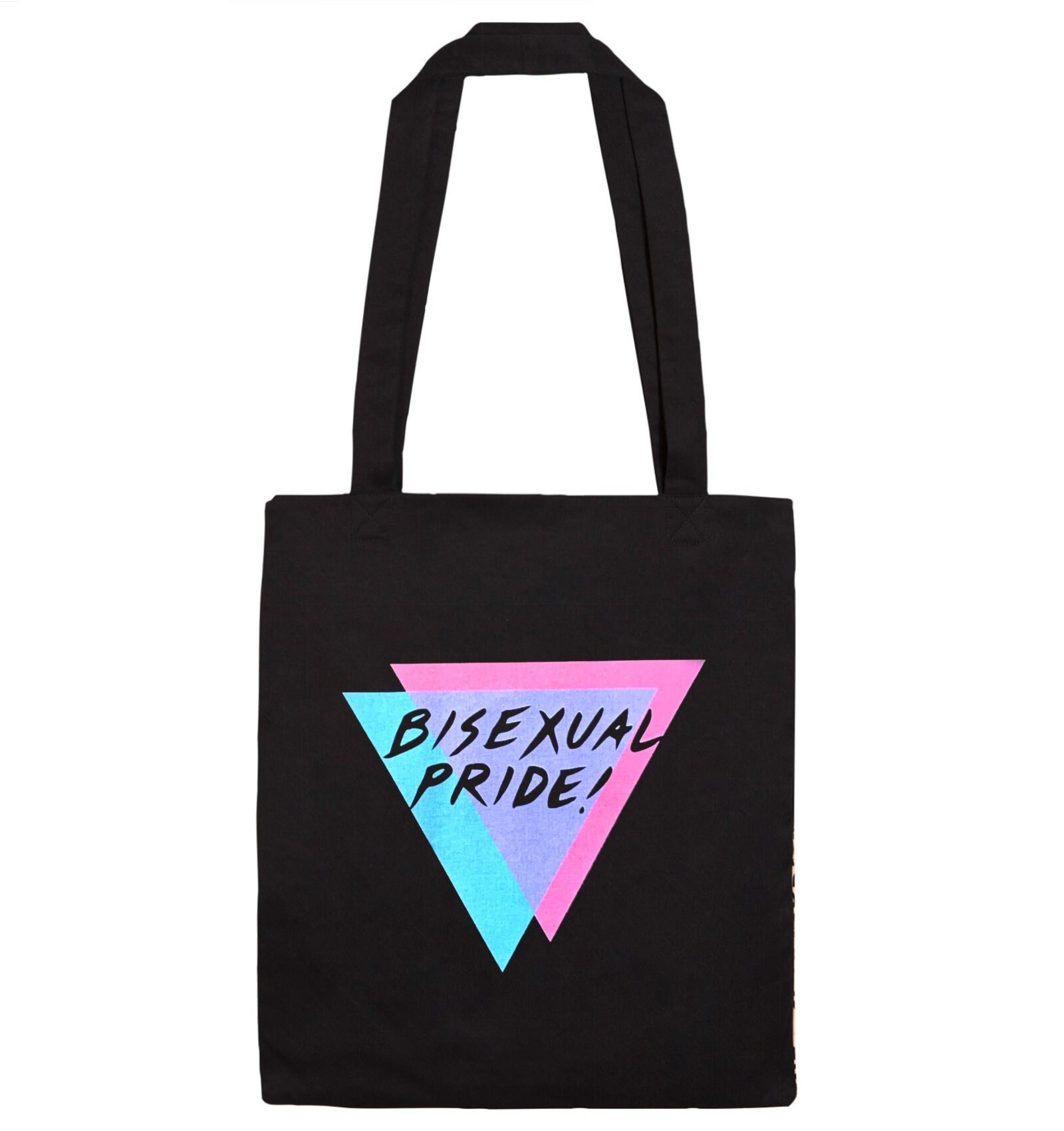 Bisexual Pride Tote Bag LGBTQ Bi Cotton Vintage Remake Retro - Etsy