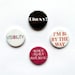 Gay Pride 4 Button Badges LGBT Rights Pins Vintage Remake Queer Retro ...