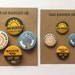 4 Remade Vintage Anti-nuclear Pinback Button Badges Anti War - Etsy