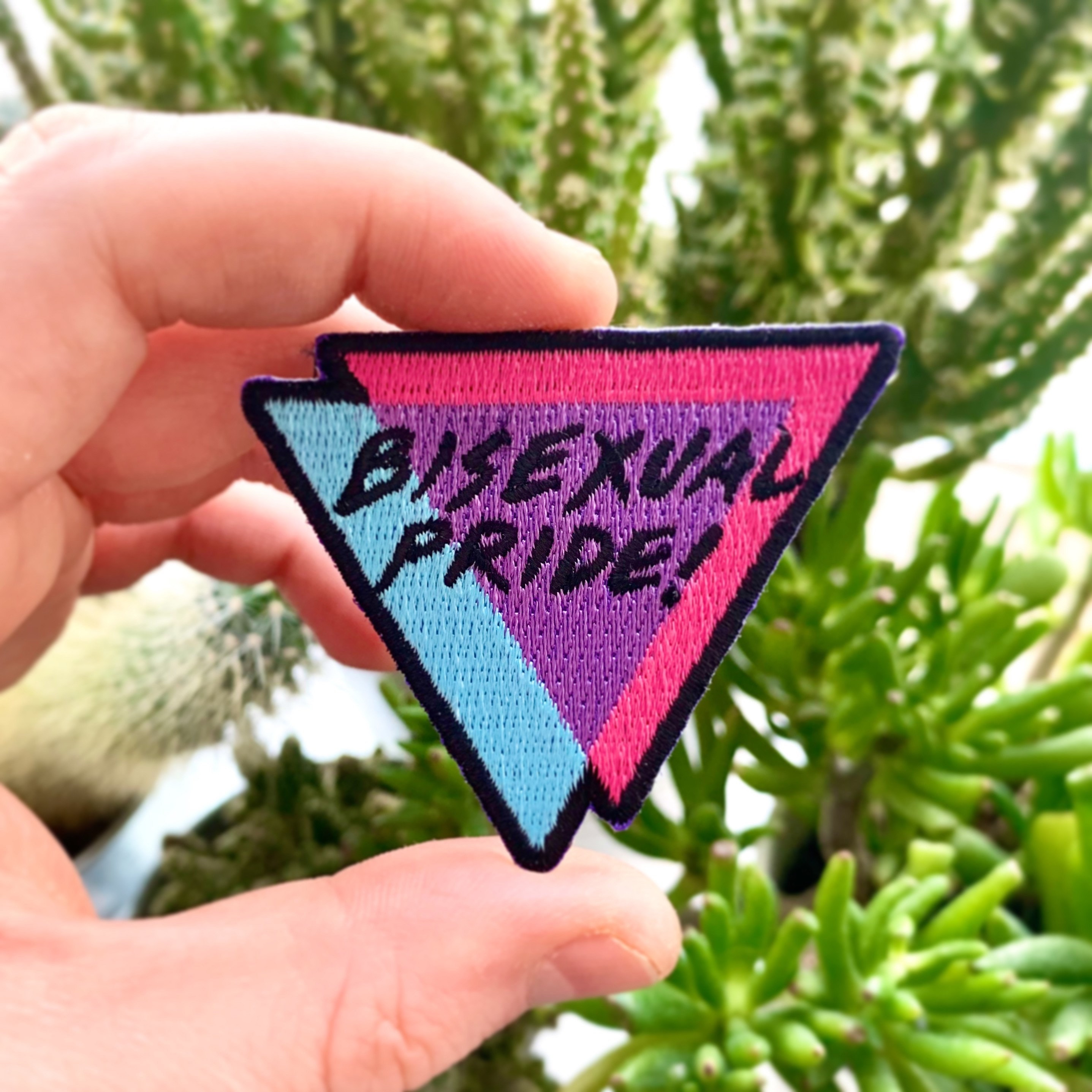 Bisexual Pride Embroidered Patch LGBT Iron on Vintage Remake - Etsy UK