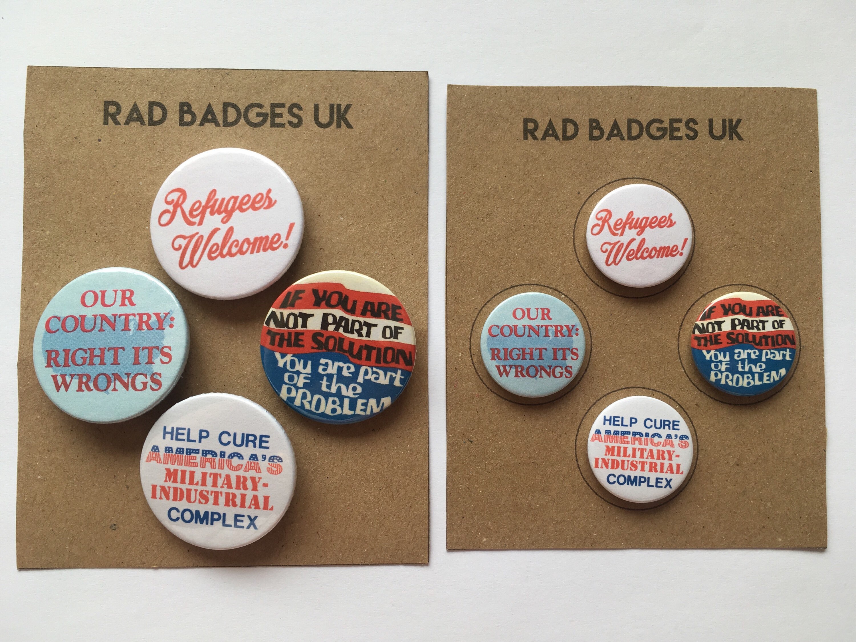 4 US Political Pinback Badges Democrat Anti-trump Protest | Etsy