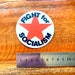 Fight for Socialism Sticker Red Star Communist Leftist Vinyl Decal ...