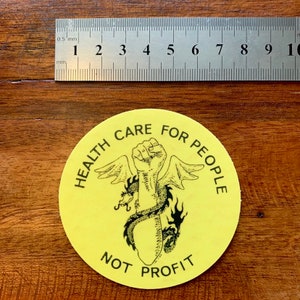 Health Care for People Not Profit Sticker Medicare for All Vinyl Decal ...