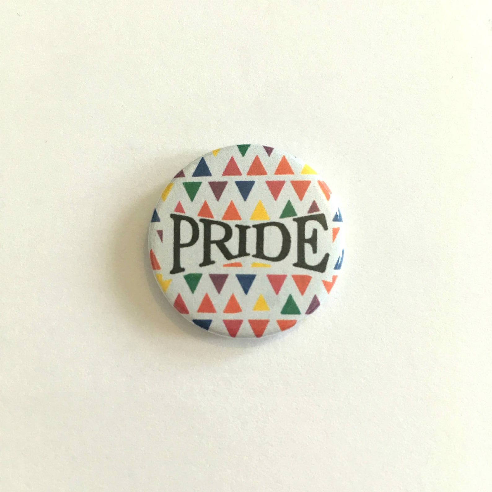 LGBT Pride Rainbow Triangles Vintage Style Badge - Etsy