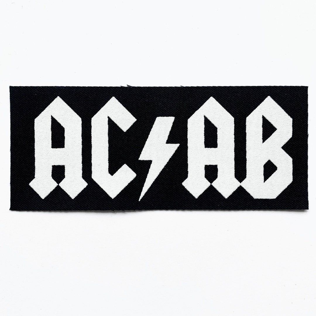Parche ACAB parche impreso punk anarquista parches de lona - Etsy España