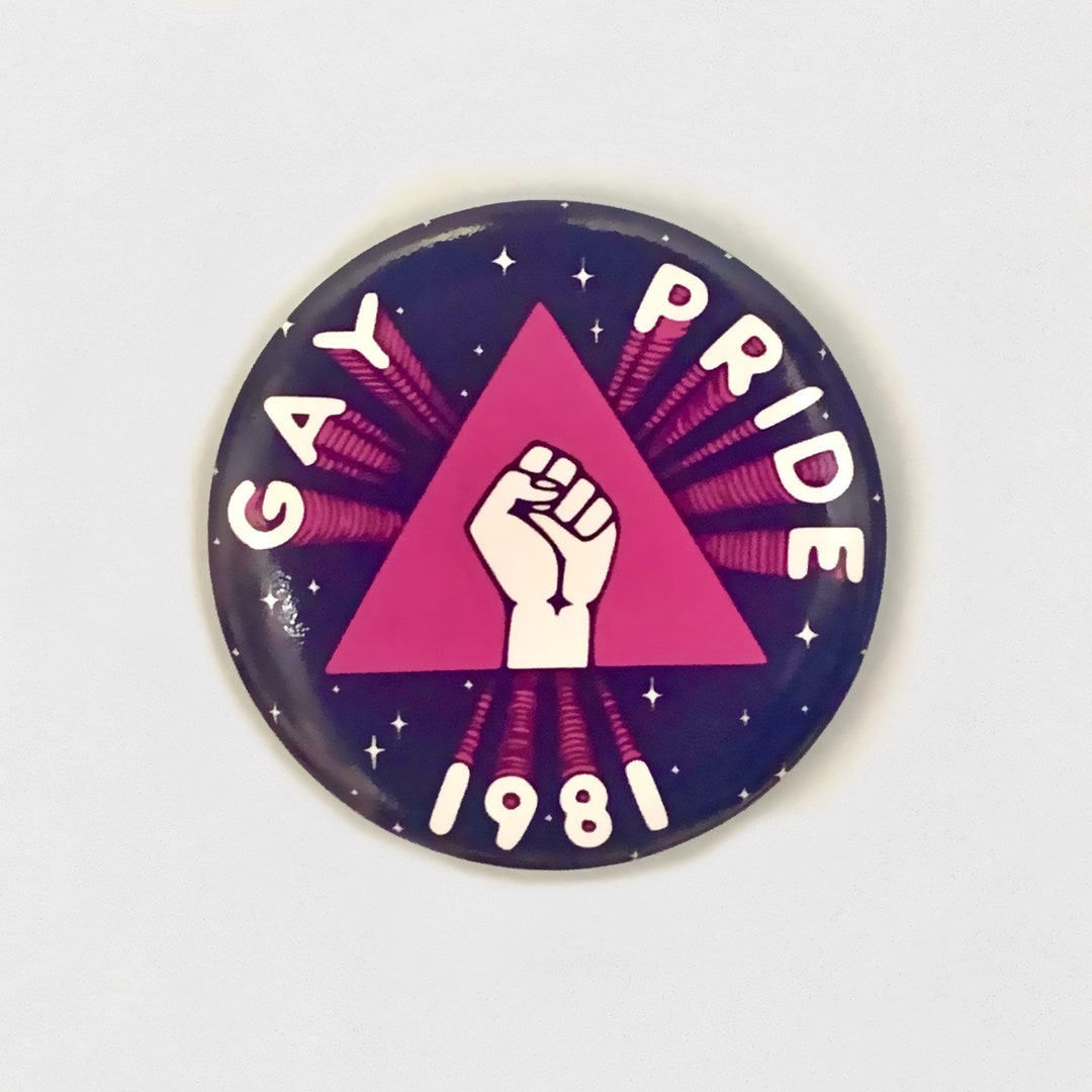 Magnet Gay Pride 1981 Vintage Remake Fridge Magnets Refrigerator LGBT ...