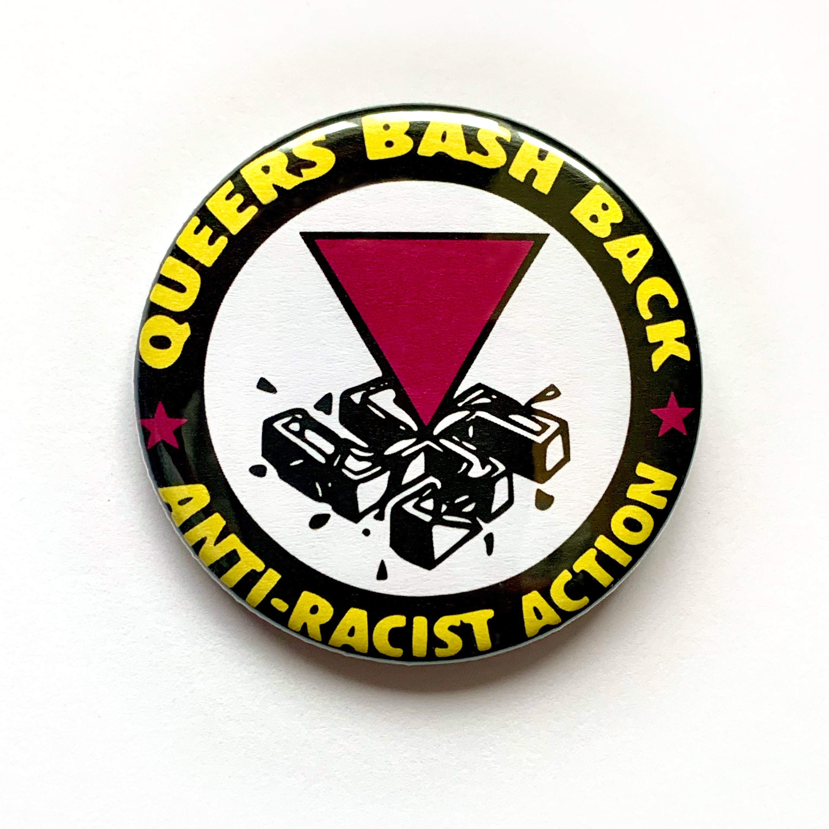 Large 'queers Bash Back Anti-racist Action' Button - Etsy