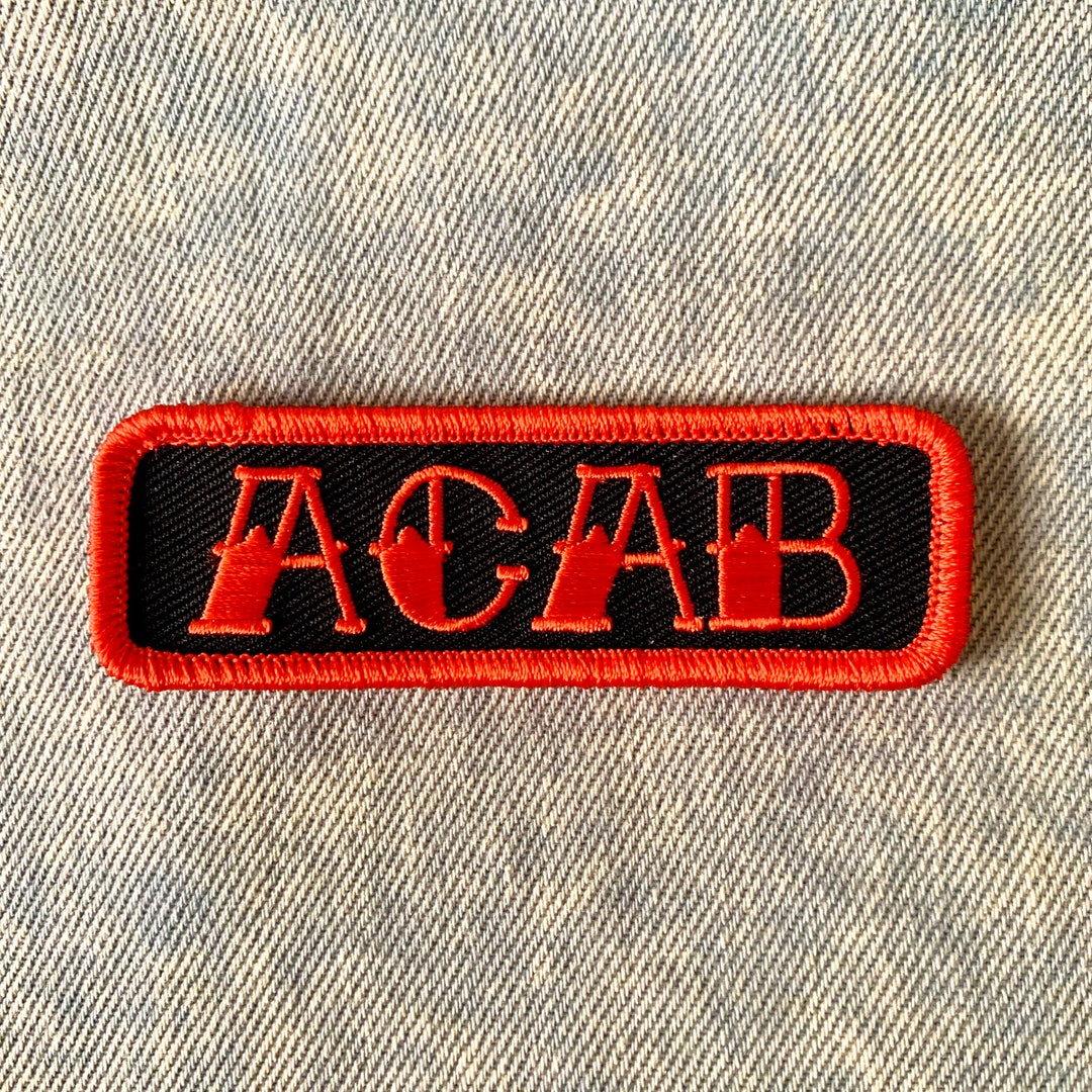 ACAB Embroidered Patch All Cops Are Bastards Protest Patches - Etsy