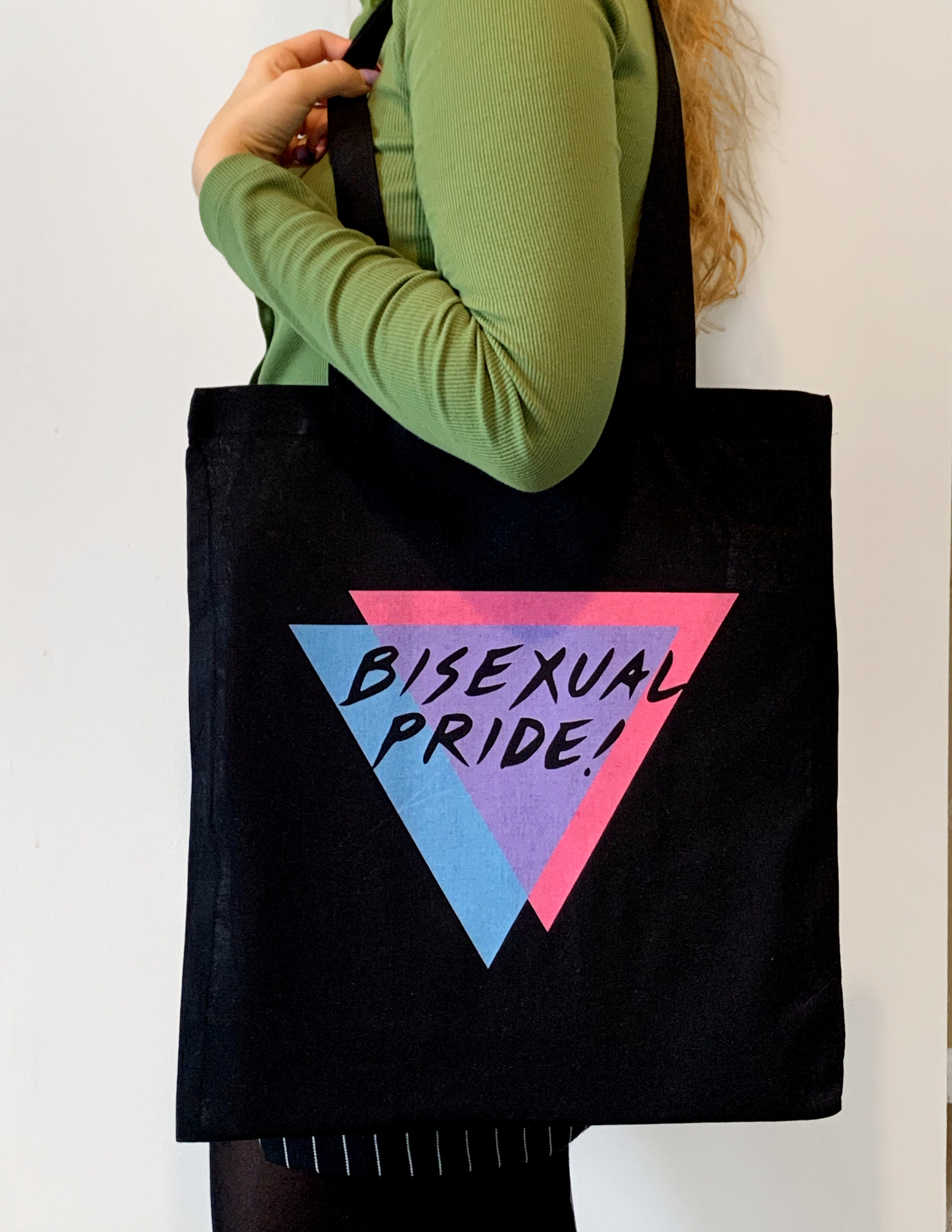 Bisexual Pride Tote Bag LGBTQ Bi Cotton Vintage Remake Retro - Etsy