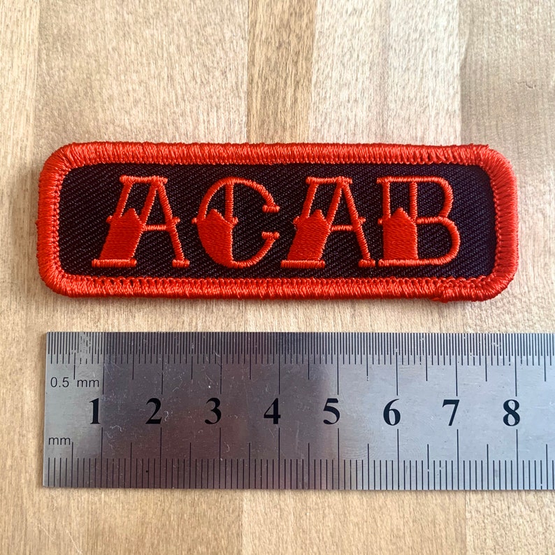 ACAB Embroidered Patch All Cops Are Bastards Anti-police - Etsy