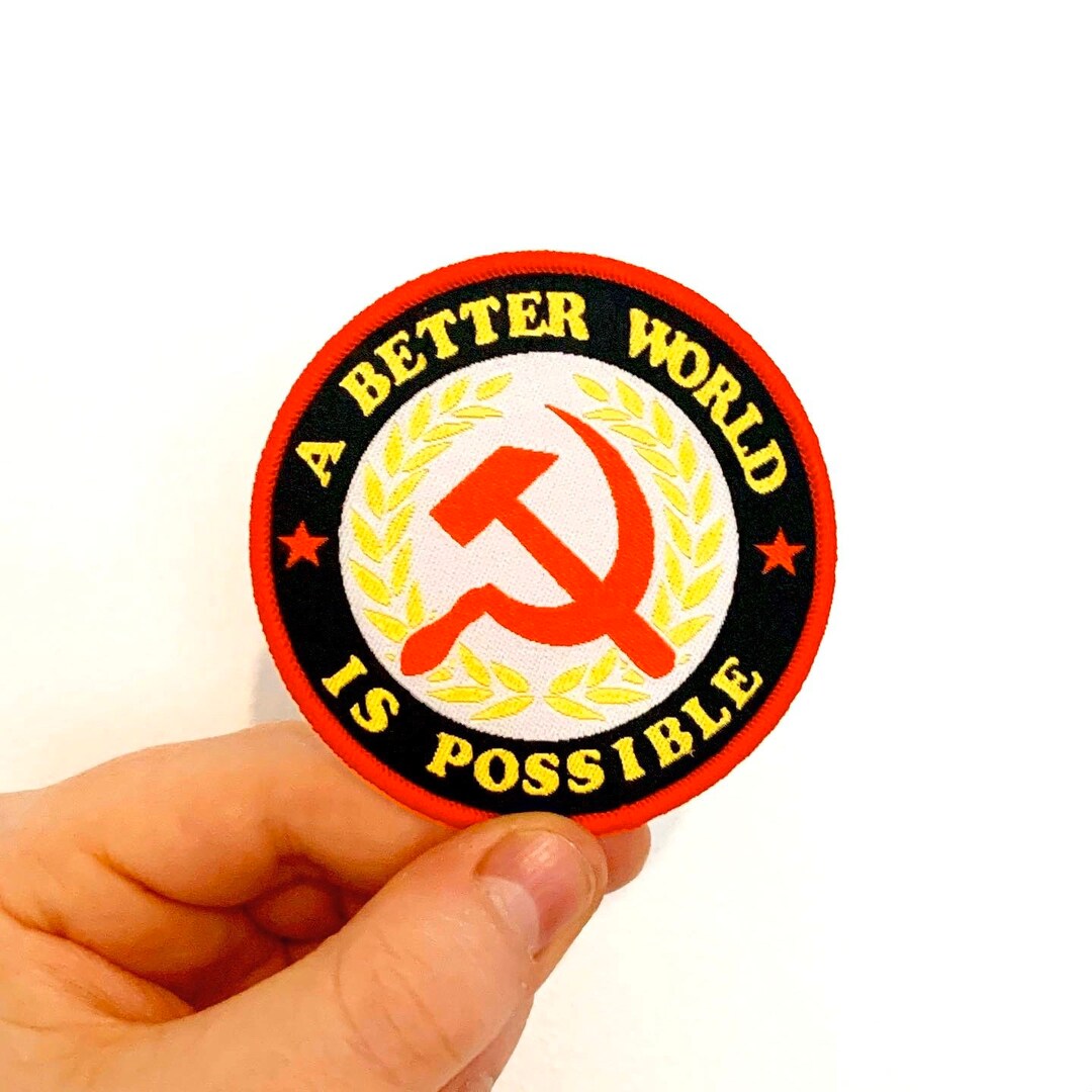 A Better World is Possible Communist Patch Iron on Woven Patches Sew on ...