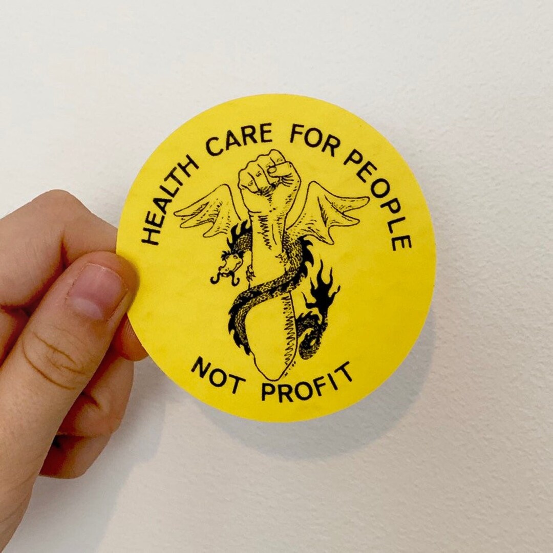 Health Care for People Not Profit Sticker Medicare for All Vinyl Decal ...