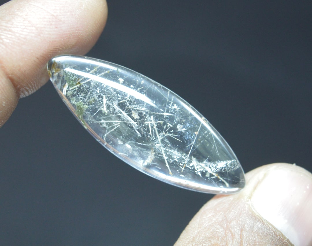 Attractive Quality Clear White Rutile Quartz Gemstone Well - Etsy