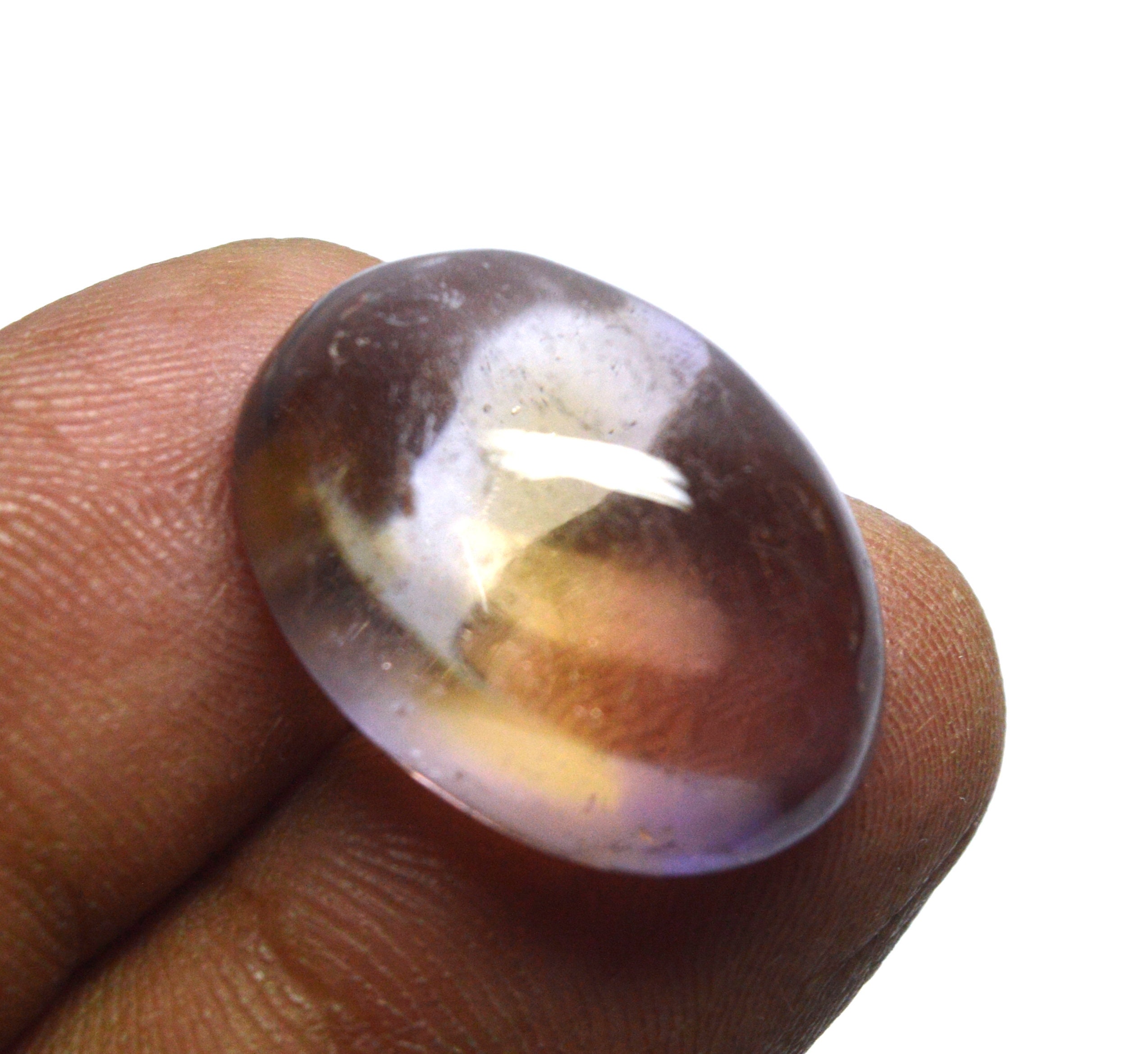 Ametrine NATURAL Ametrine Top Colors 24.carat Oval Cabochons | Etsy