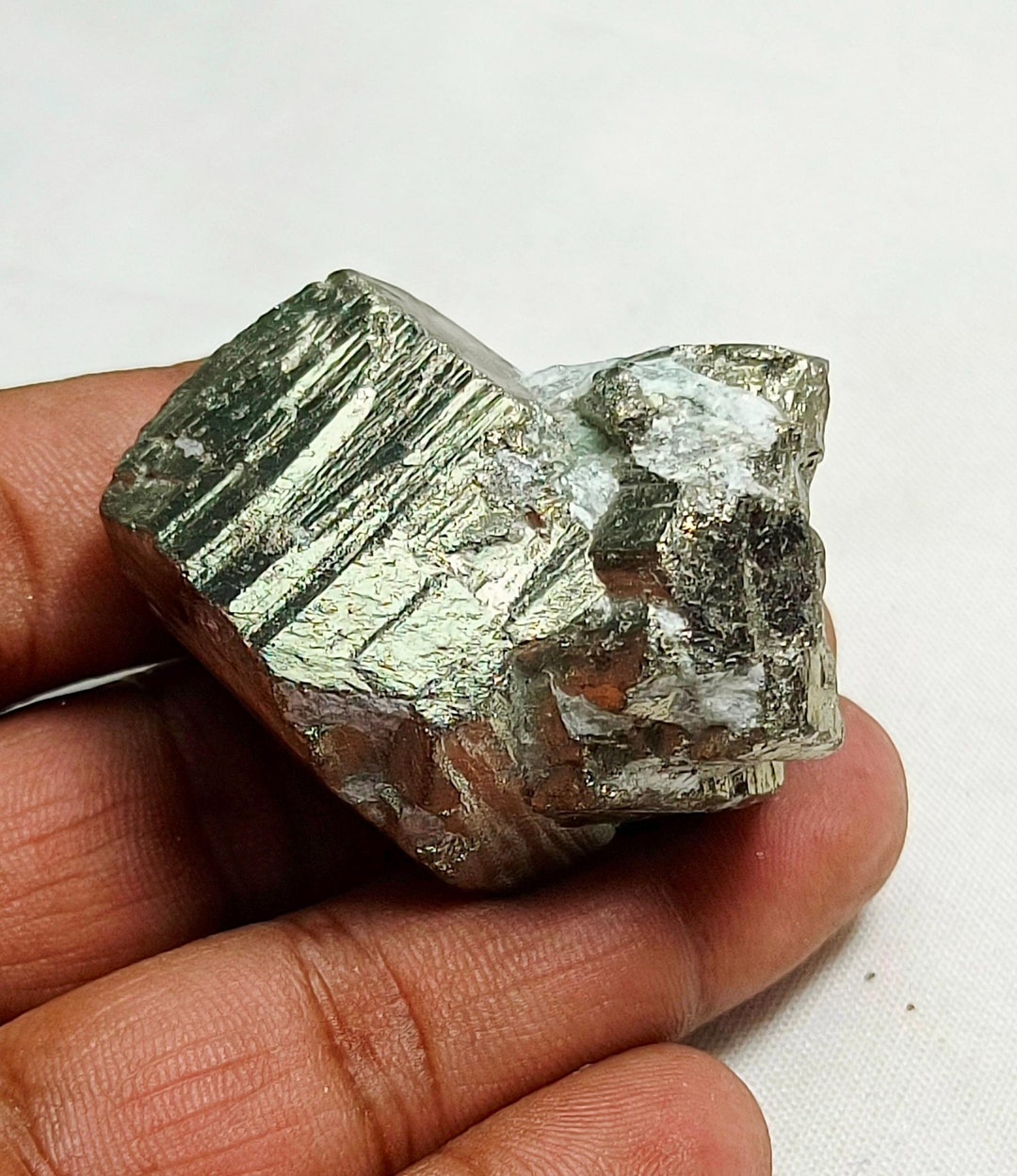 114 Gm Pyrite Cube Crystal -crystal Pyrite – Natural Pyrite - Crystal ...