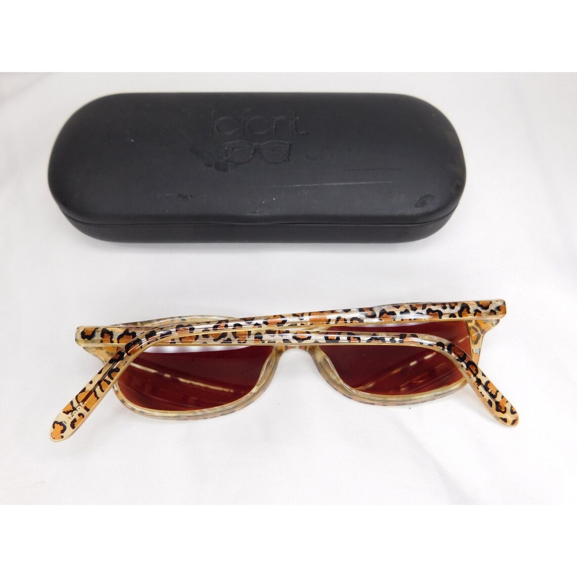 Vintage Jean Lafont Paris Small Frame Leopard Print Sunglasses - Etsy
