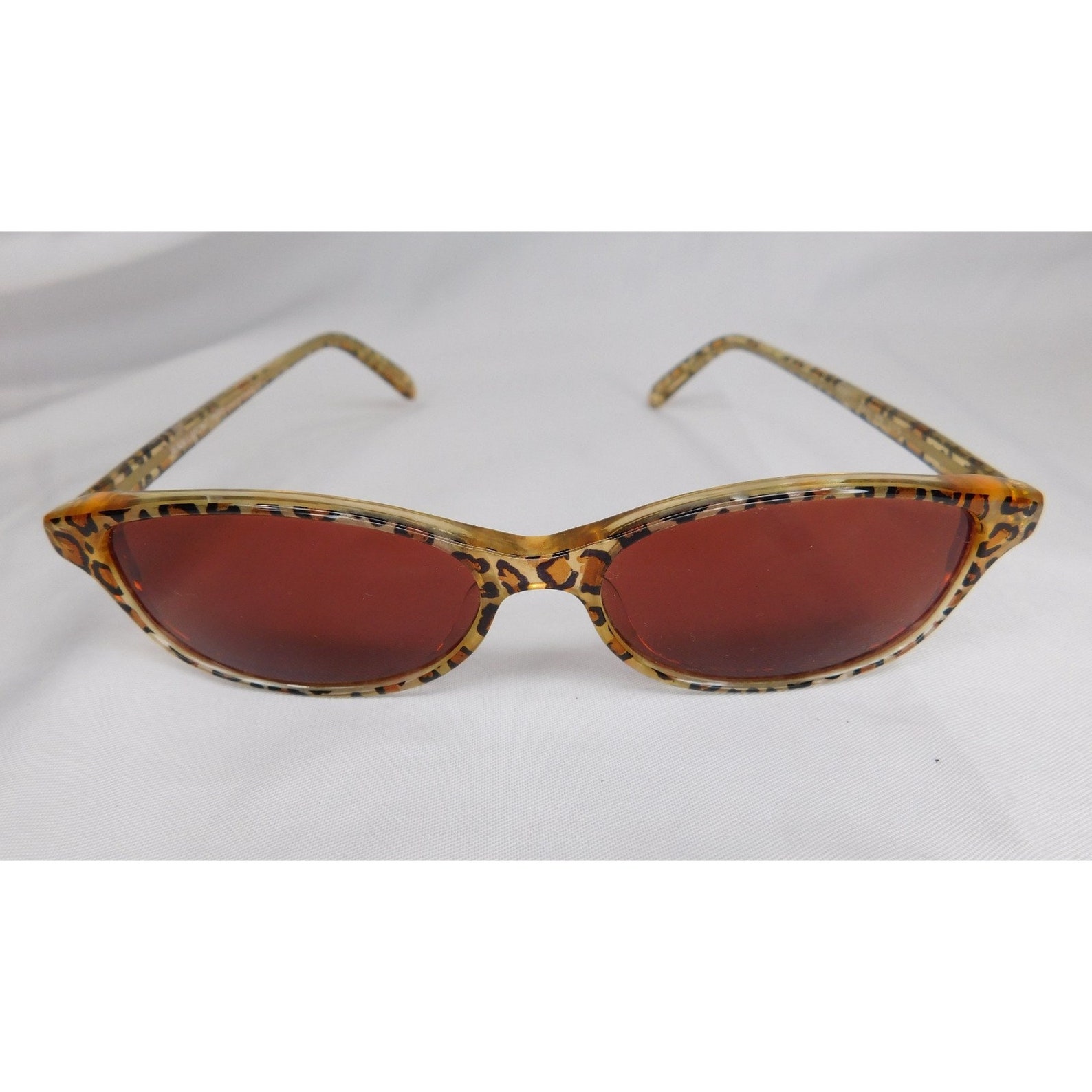 Vintage Jean Lafont Paris Small Frame Leopard Print Sunglasses - Etsy