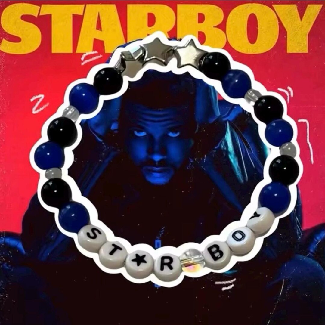 The Weeknd starboy Bracelet - Etsy