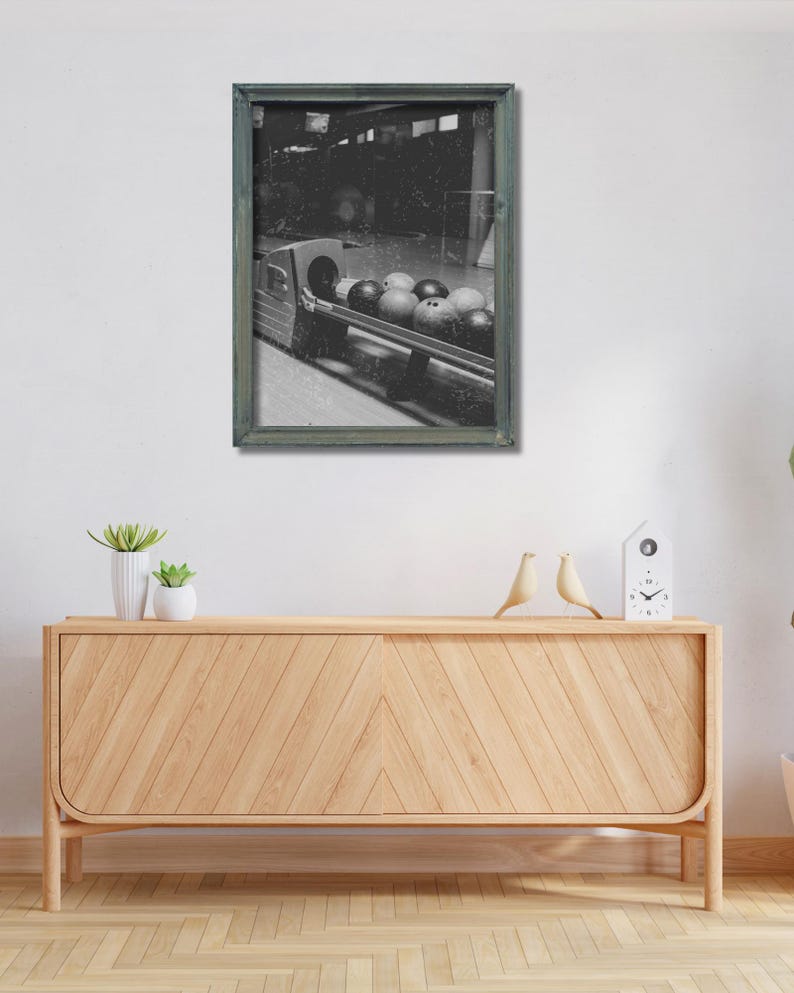 Vintage Bowling Alley Rolled Posters, Retro Wall Art, Bowling Decor ...