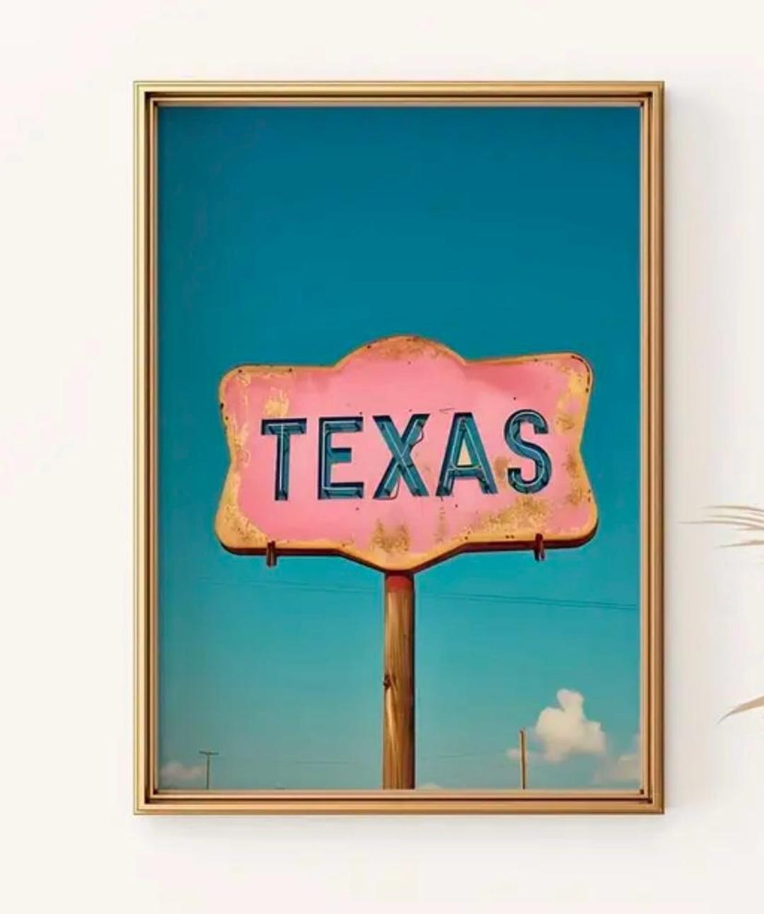 Texas Sign Poster Texas Welcome Sign Texas Wall Decor Rustic Home Decor ...