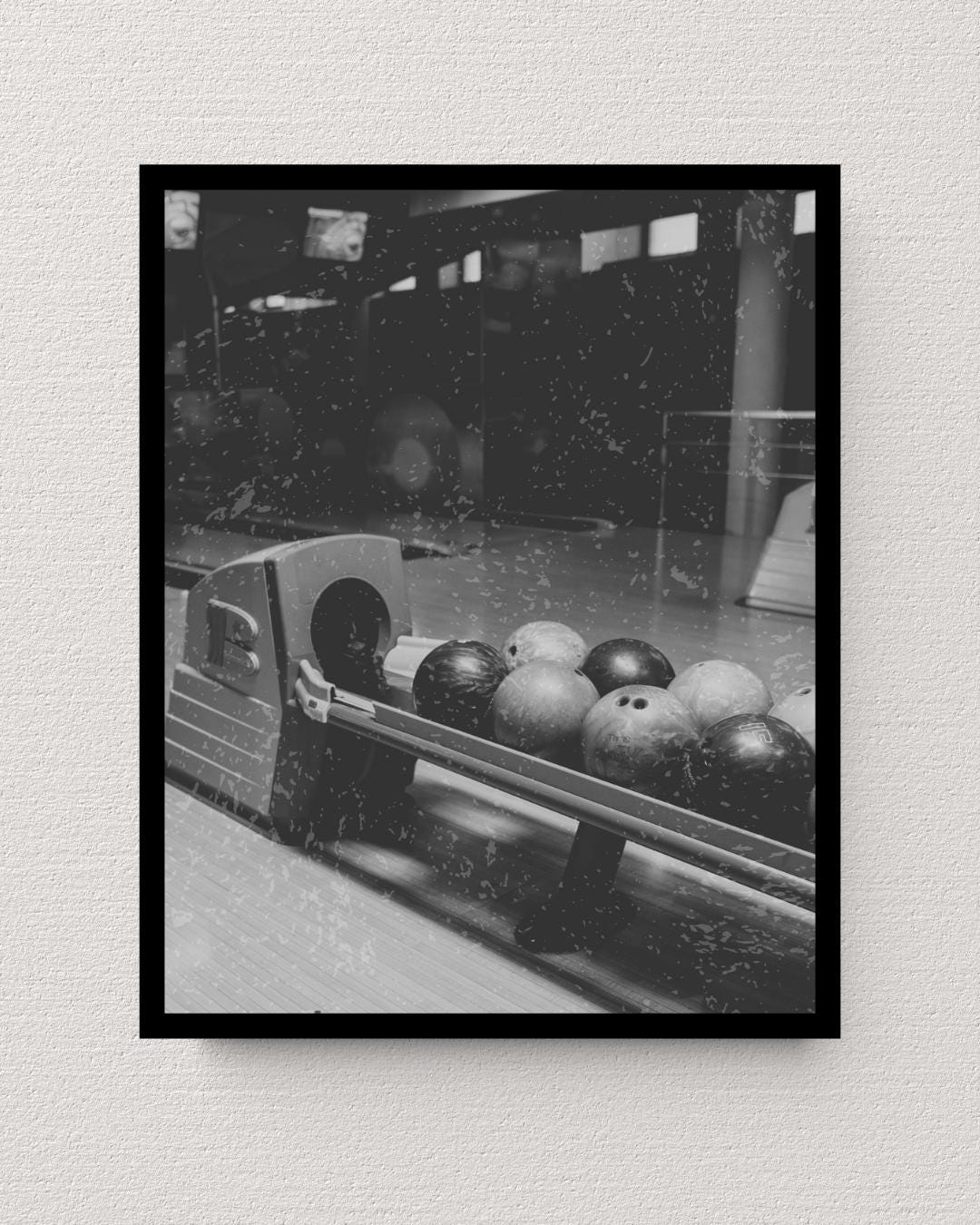 Vintage Bowling Alley Rolled Posters, Retro Wall Art, Bowling Decor ...