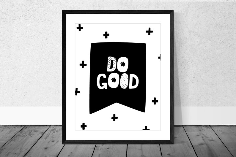 Do Good Playroom Printable Kids Room Decor Inspirational | Etsy