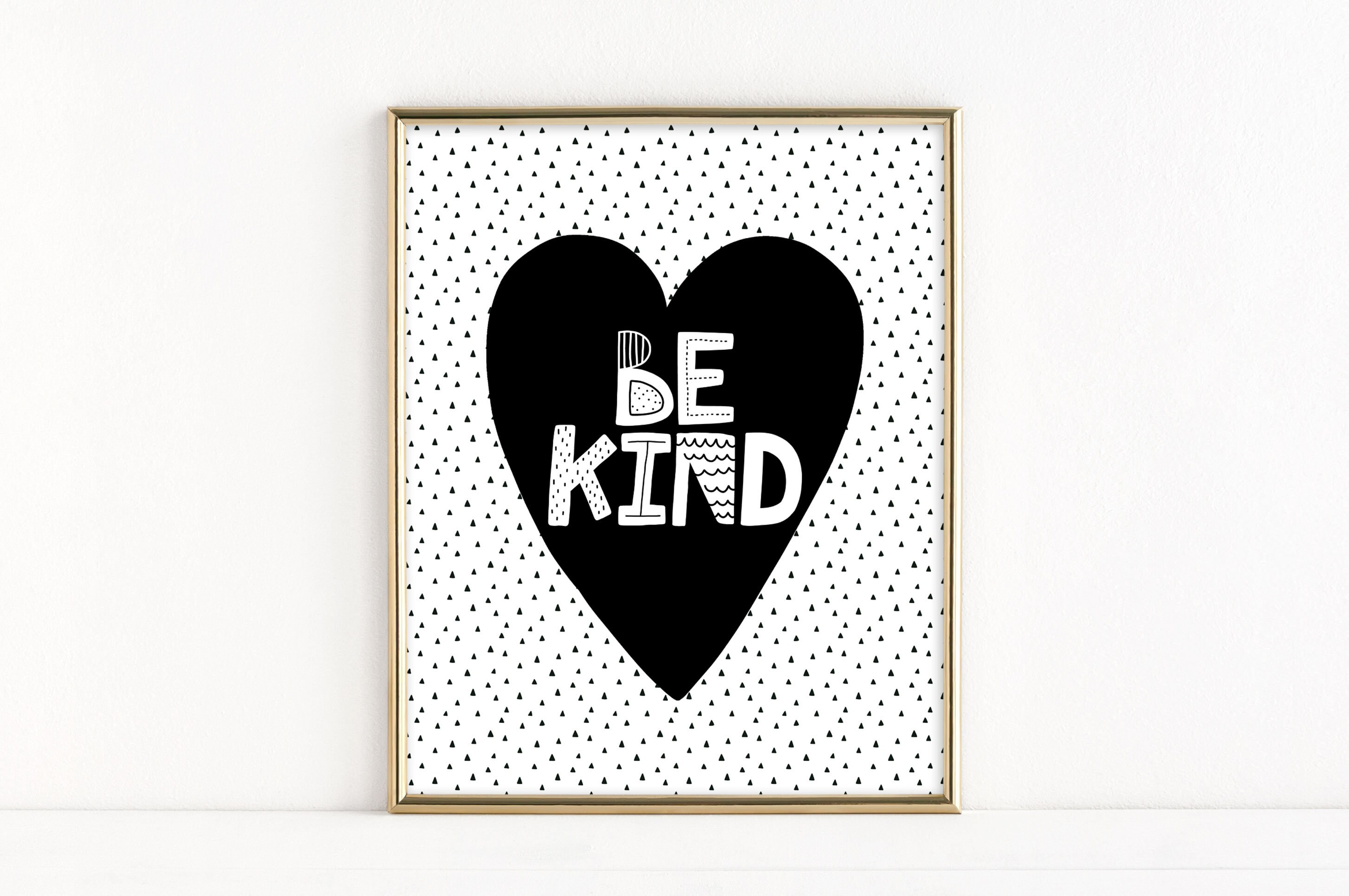 Be Kind Instant Download Nursery Printable Wall Decor - Etsy