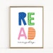 Read Everyday Printable Artwork, Kids Art Prints, Inspirational Reading ...