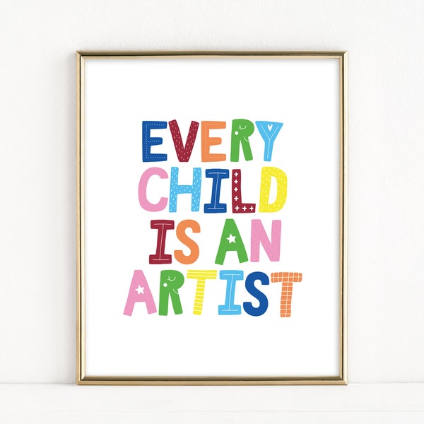Picasso Quote - Etsy