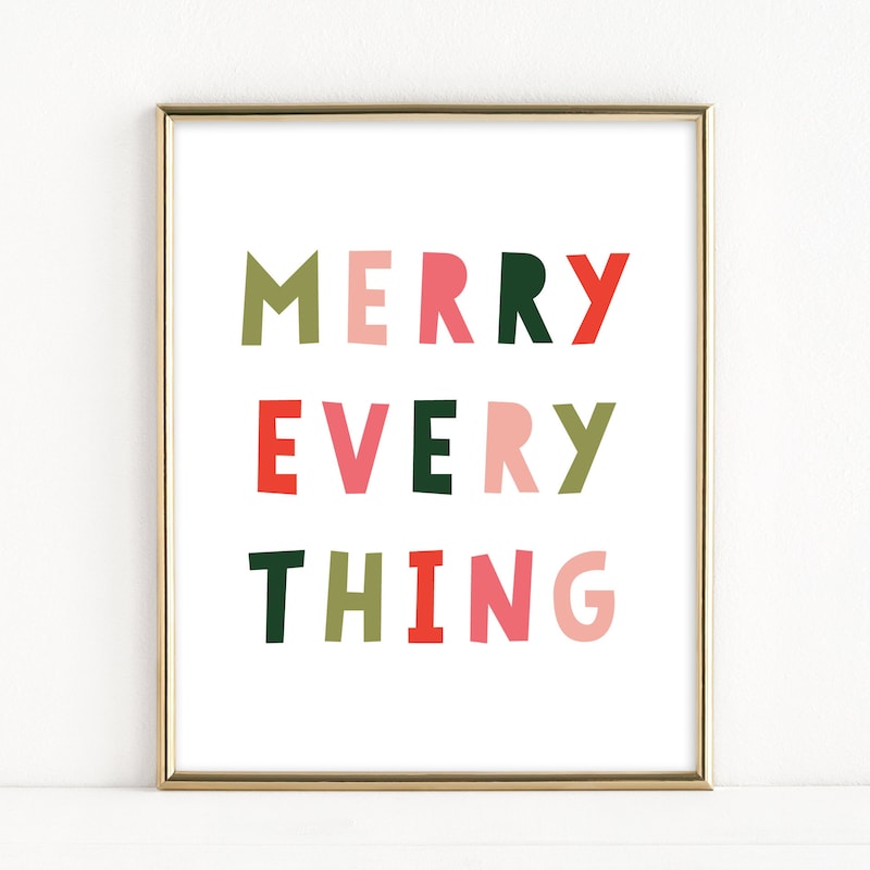 Merry Everything - Etsy