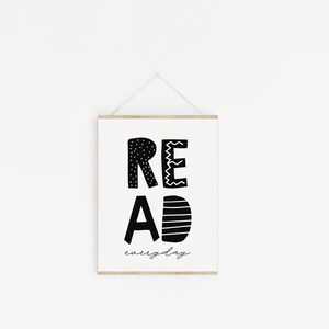 Read Everyday Printable Artwork, Library Wall Art Prints, Office Art to ...