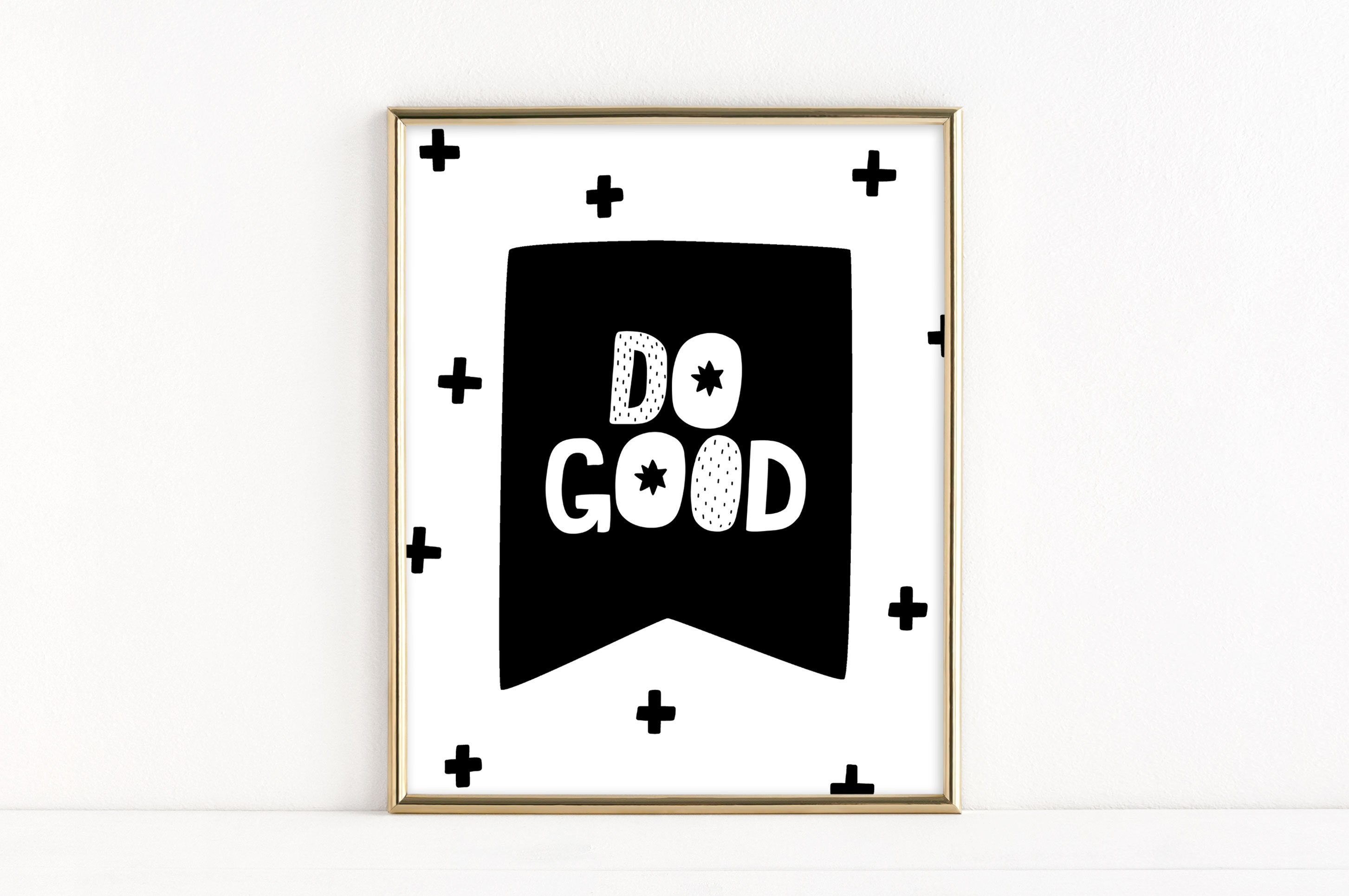 Do Good Playroom Printable Kids Room Decor Inspirational - Etsy