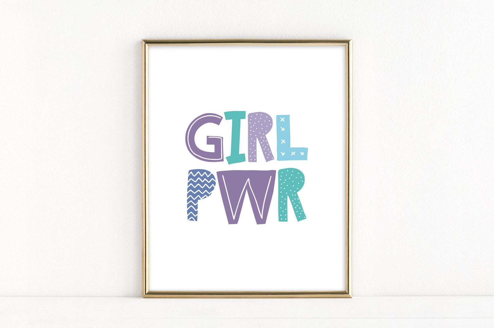 Girl Power Print, Printable Artwork for Girls, Girl Power Poster ...