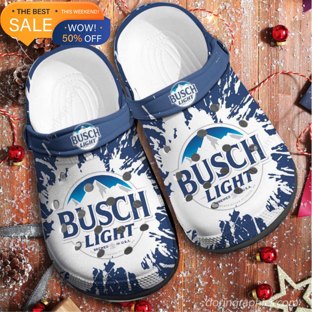 Busch Light Beer Crocband Clogs Crocs Clog Shoes for Men - Etsy
