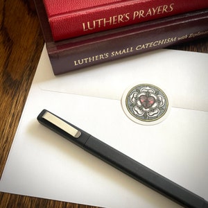 Set of 20 Luther Rose Stickers. Vinyl Lutheran Decals. Dishwasher Safe ...