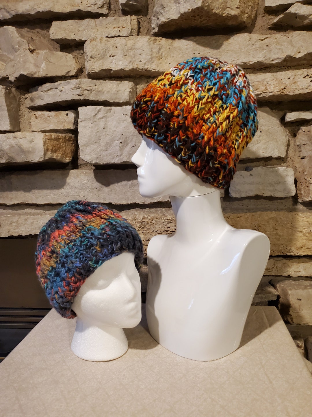 Scrap Yarn Hat/eclectic Scrap Yarn Hat/unisex Hat/multi Color Hat ...