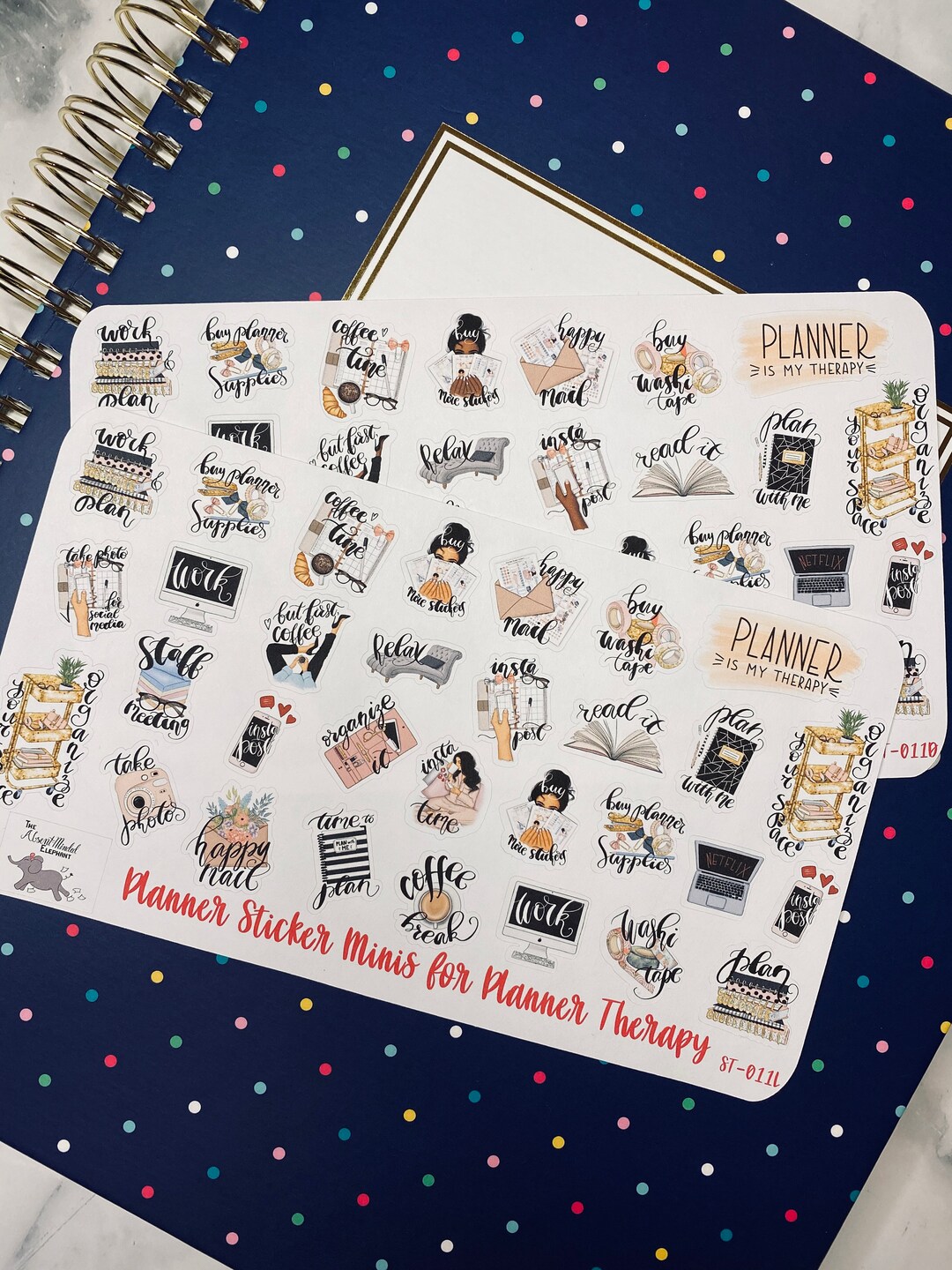 Planner Therapy Stickers - Etsy