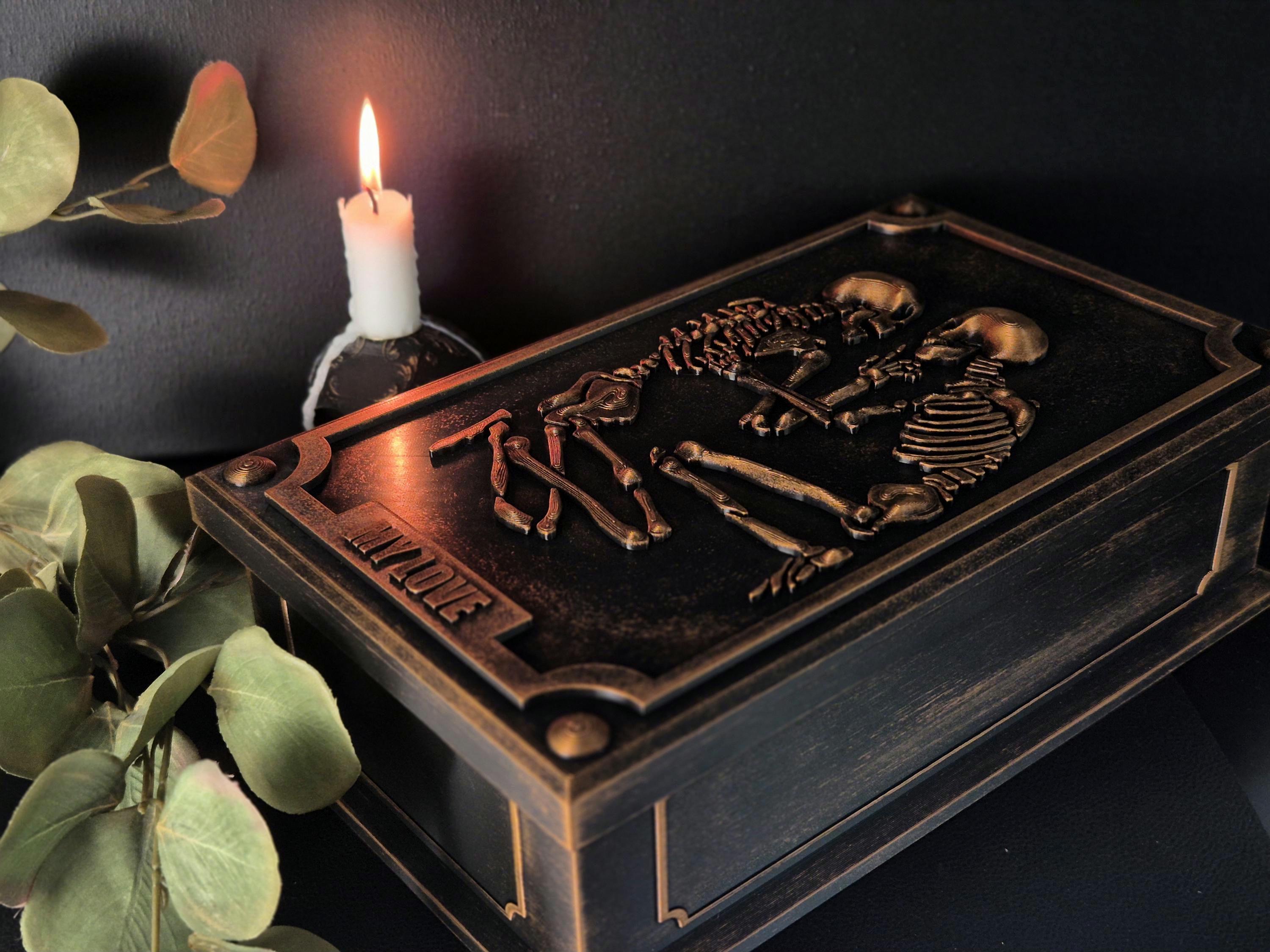 Gothic Lovers Box | Tarot Card Box | 3D Printed Gothic Jewellery Box ...