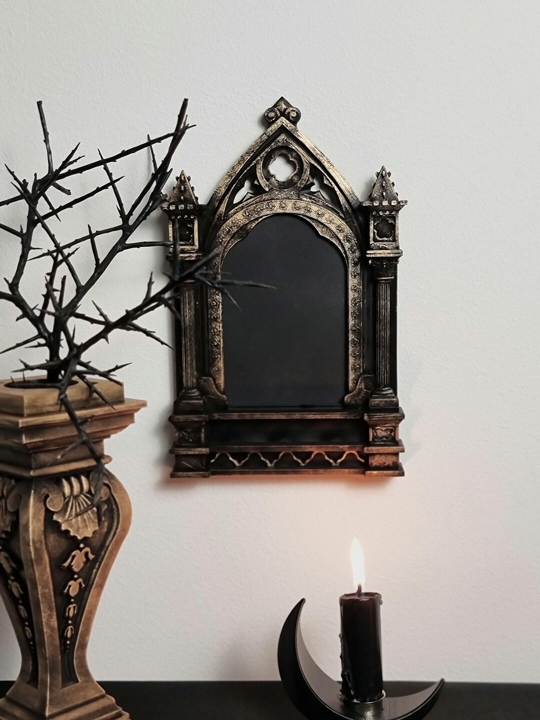 Gothic Photo Frame, Victorian Frame, Gothic Standing Frame, Medieval ...