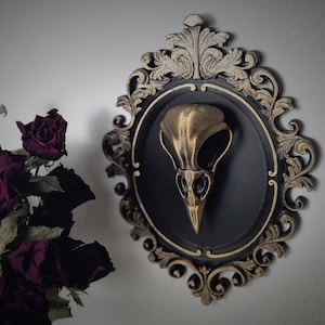 Gothic Victorian Raven Skull Frame "gabriel", 3D-PRINTED - Etsy Canada