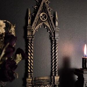 Gothic Cathedral Arch Wall Frame – 3D Printed Window Frame | Gothic ...