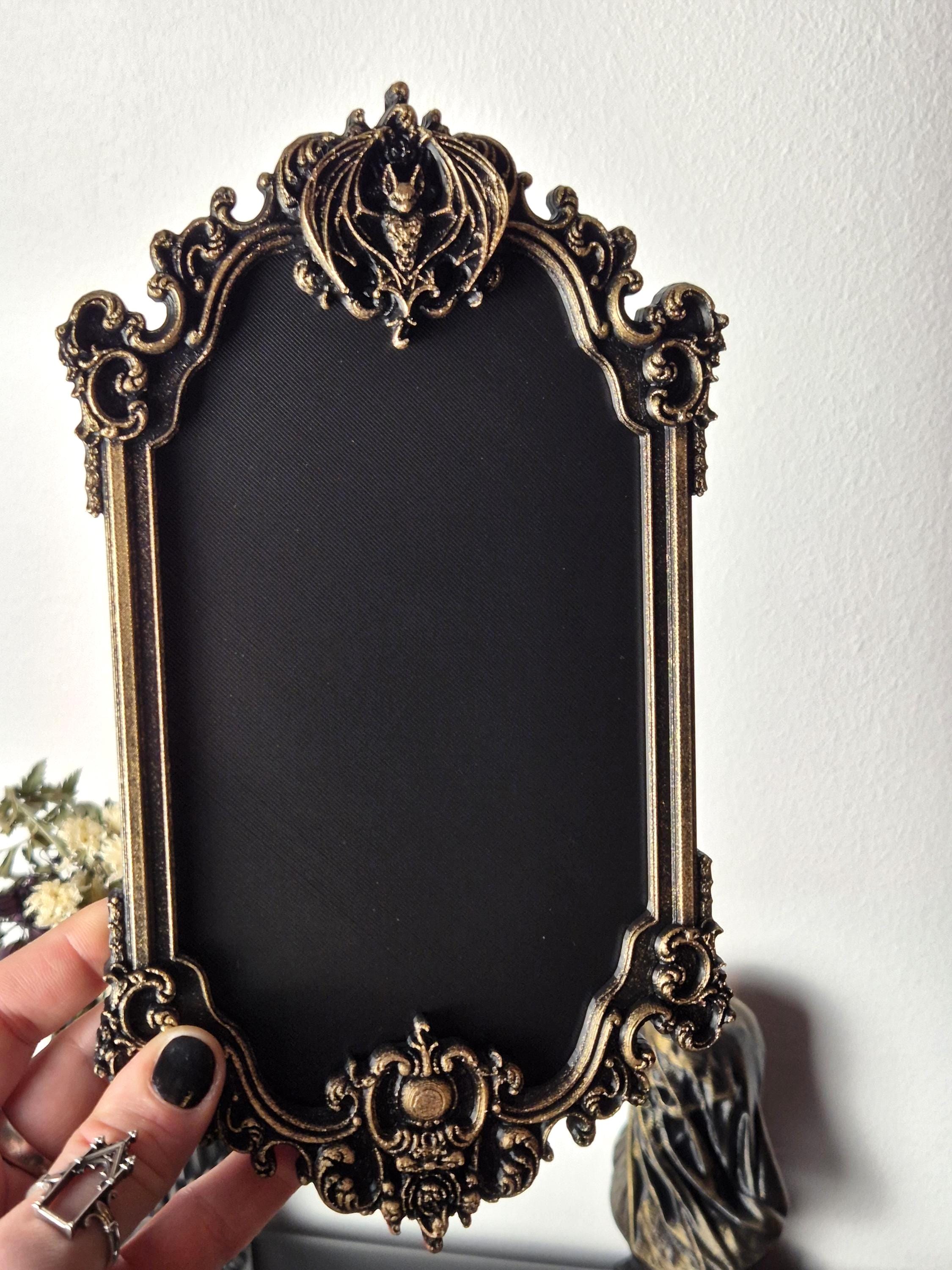 Gothic Victorian Vampire Bat Frame | Macabre Wall Decor | Baroque ...