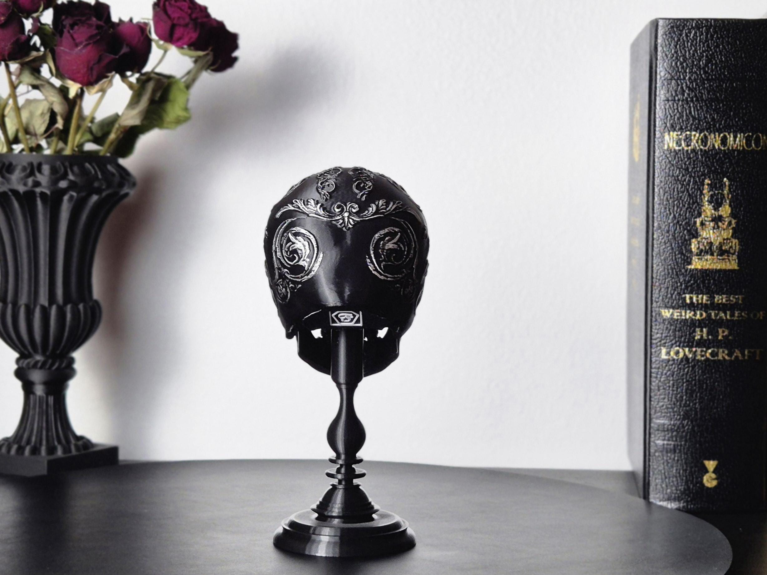 Gothic Skull Decor – Baroque Victorian Filigree Human Skull Replica ...